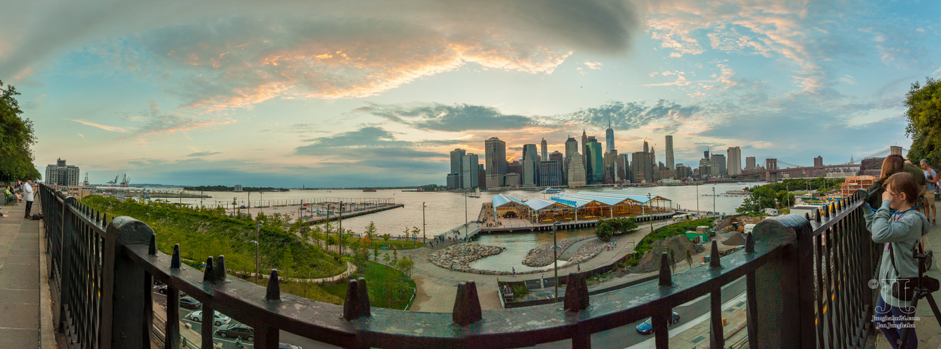 Skyline Manhattan HDR Panorama Foto & Bild | north america, united ...