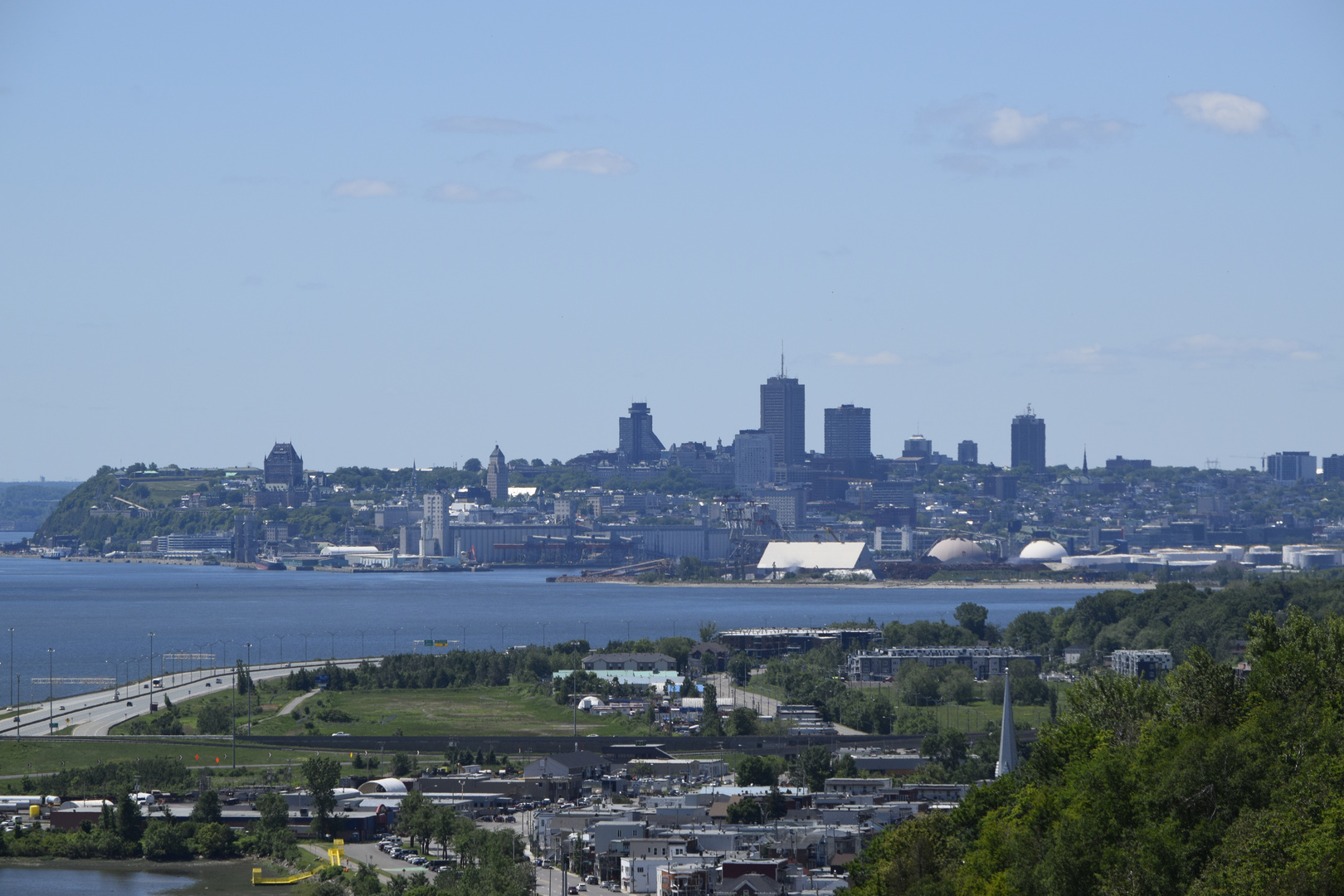 Skyline Quebec City Foto % Immagini| north america, canada, the east ...