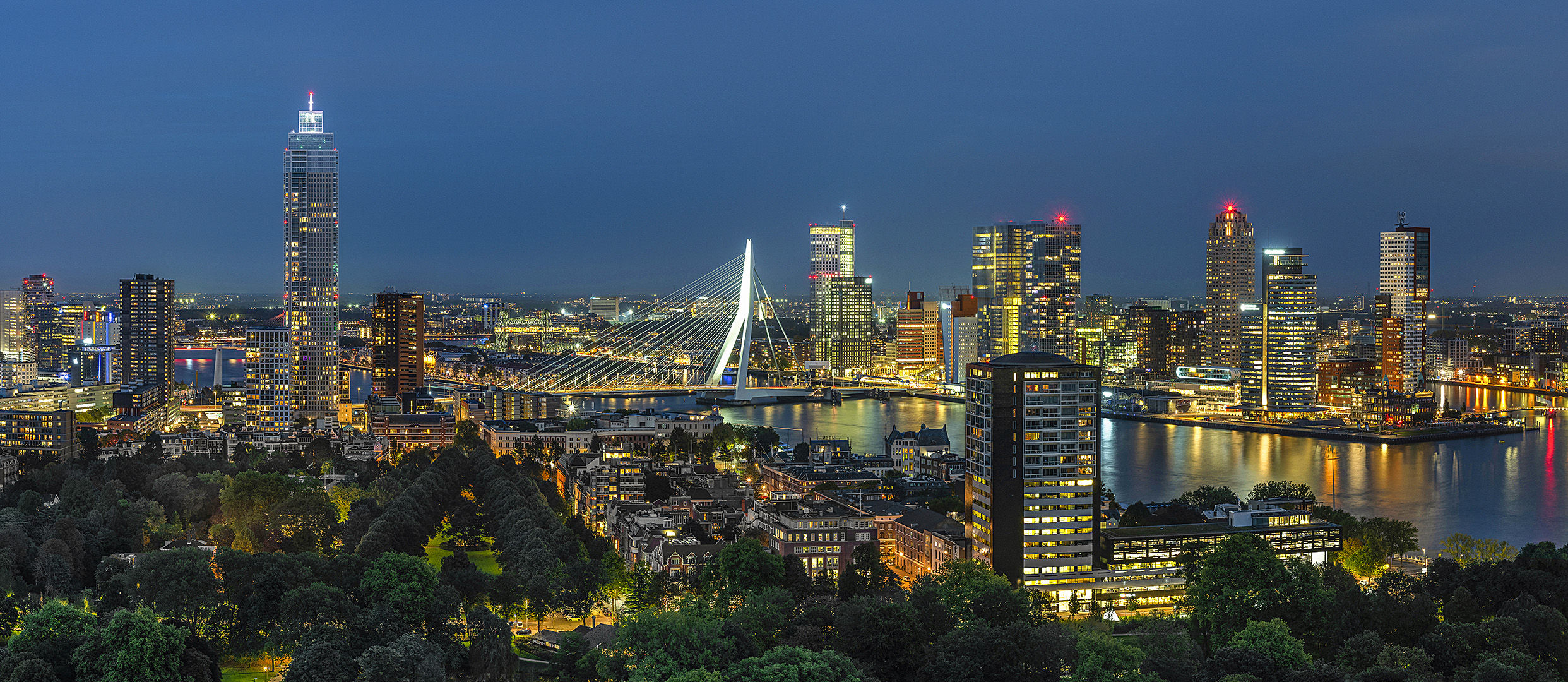 Skyline Rotterdam Foto & Bild | fotos, world, architektur Bilder auf ...
