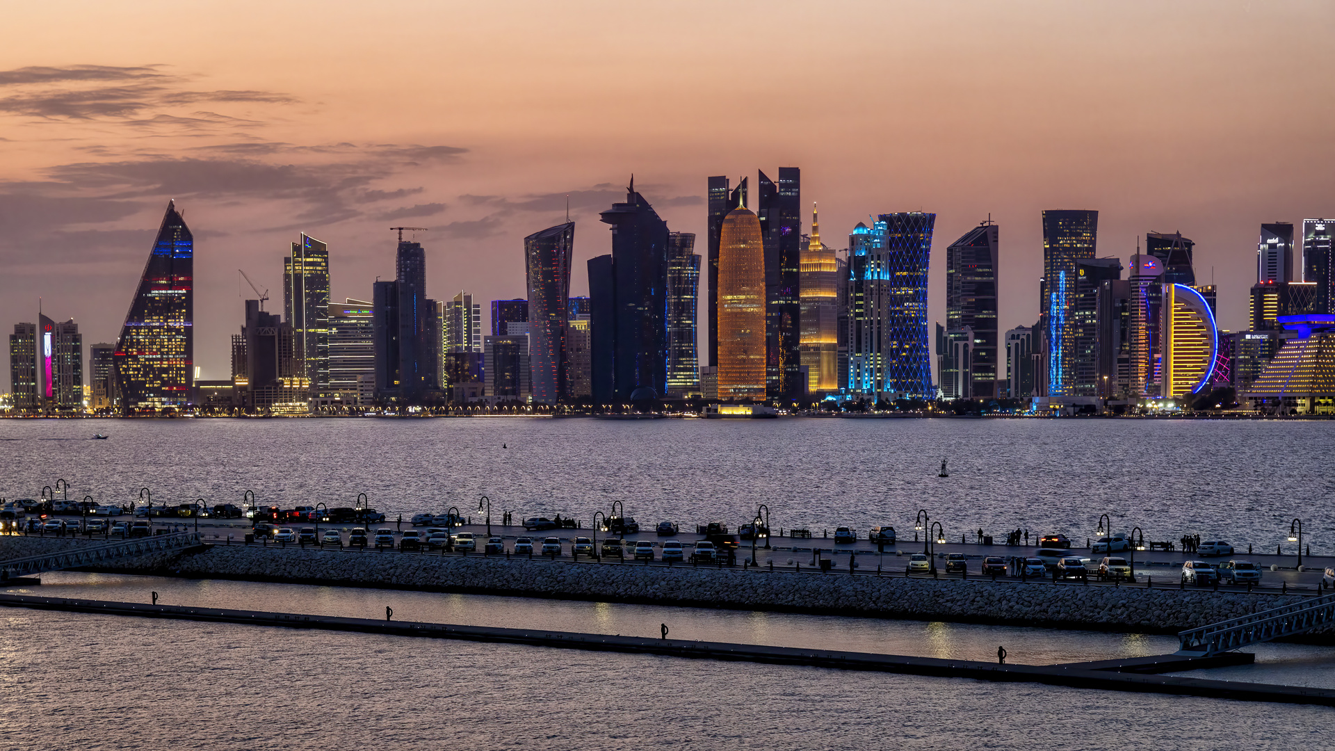 Skyline von Doha 2 Foto & Bild | architektur, asia, middle east Bilder ...