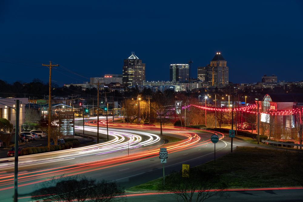 Skyline von Greensboro, North Carolina Foto & Bild | usa, world ...