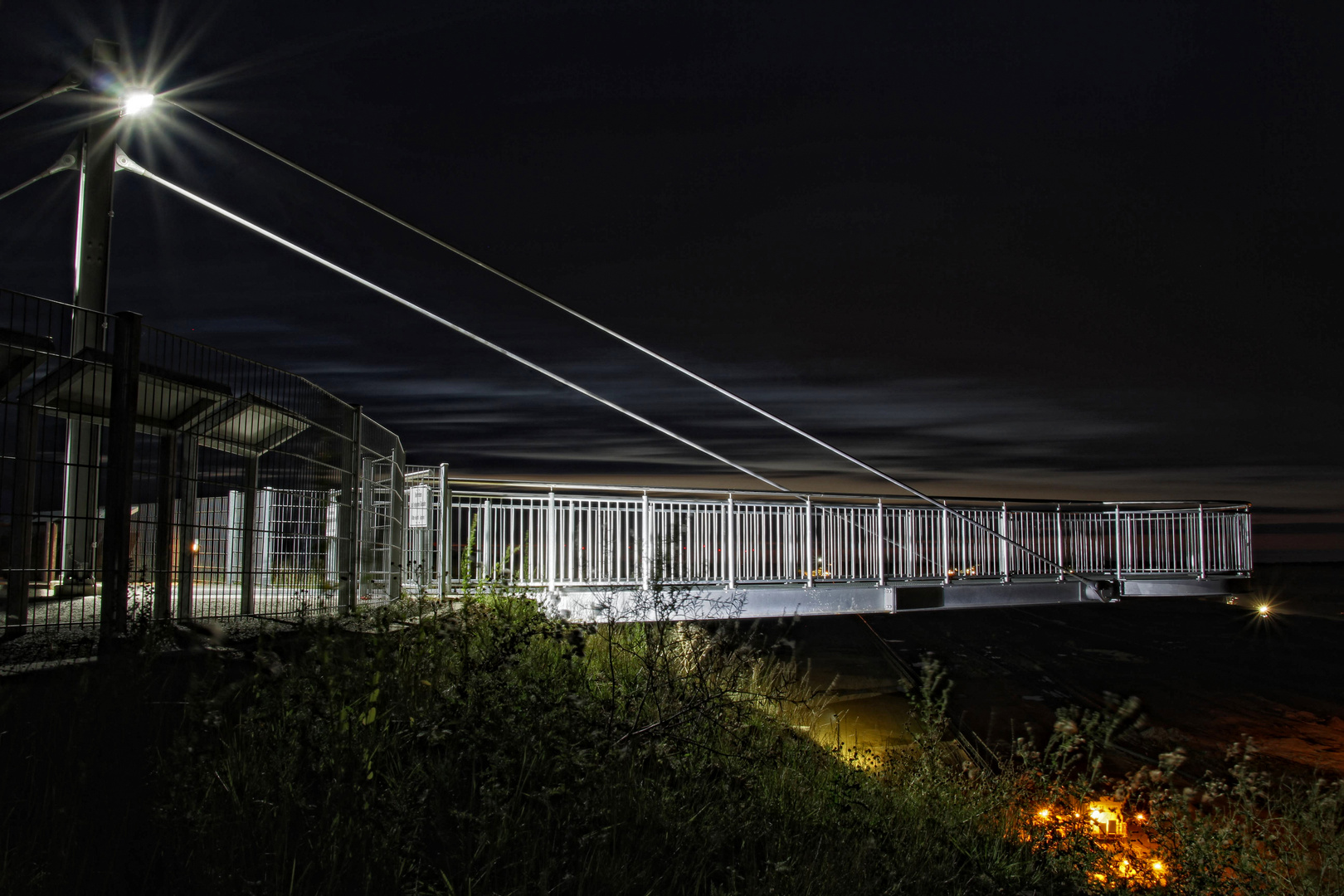 Skywalk Jackerath Foto & Bild | architektur, architektur bei nacht ...