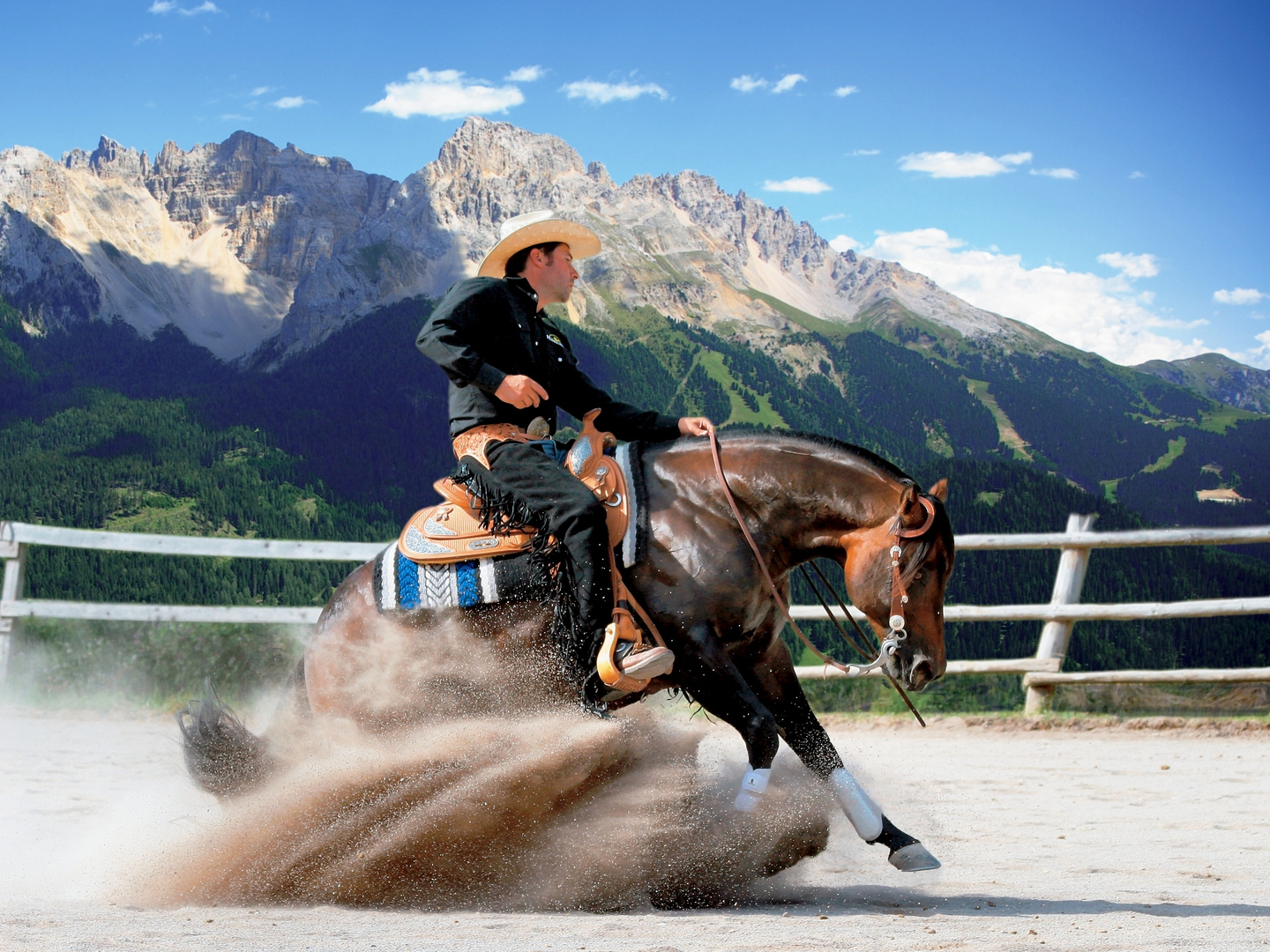 "Sliding-Stop" Foto & Bild | Motive, Western, Sport Bilder auf ...