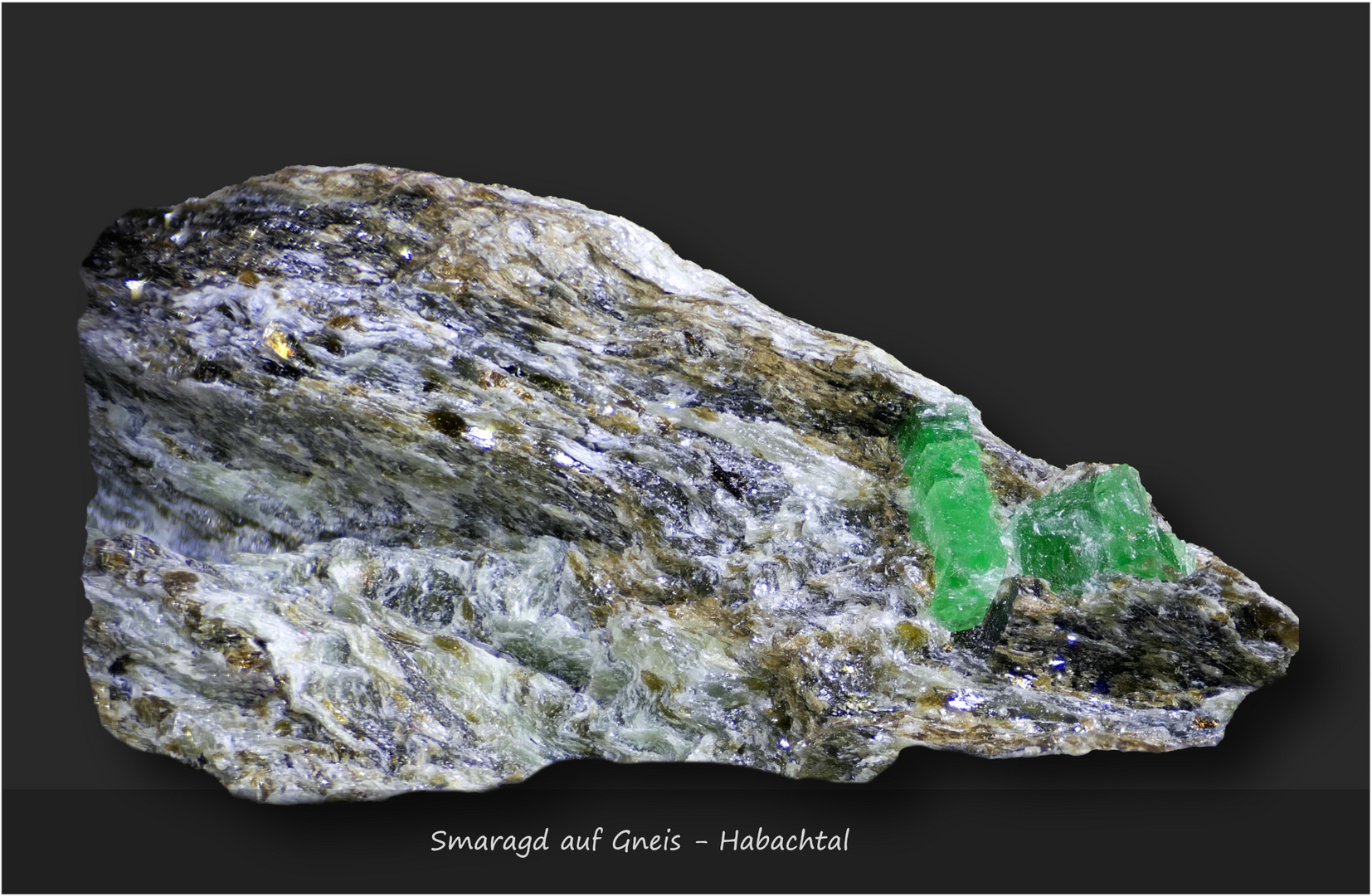 Smaragd auf Gneis-Habachtal Foto & Bild | sonstiges, steine ...