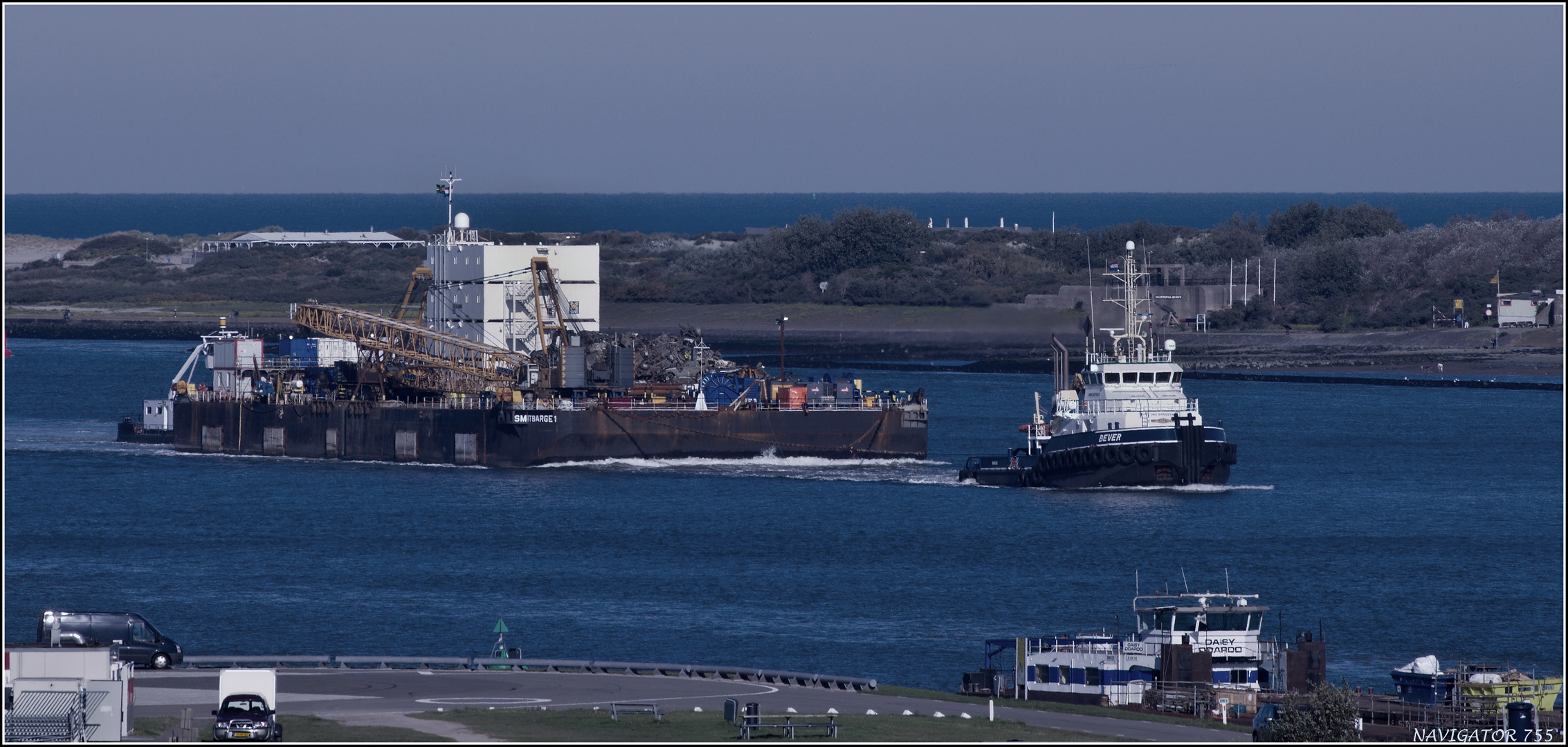 SMIT Barge 1+ Tug BEVER / Nieuwe Waterweg / Rotterdam Foto & Bild ...