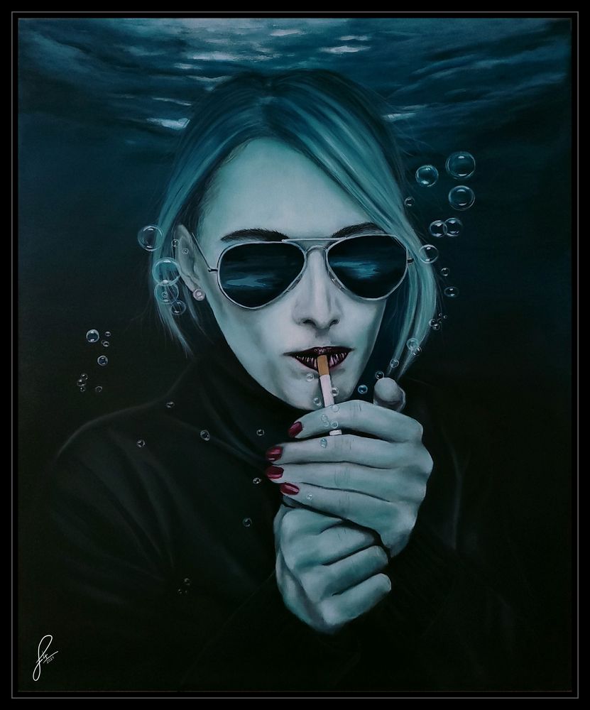 Smoking underwater07122021_V2_RA_KL Foto & Bild | indoor, portrait ...