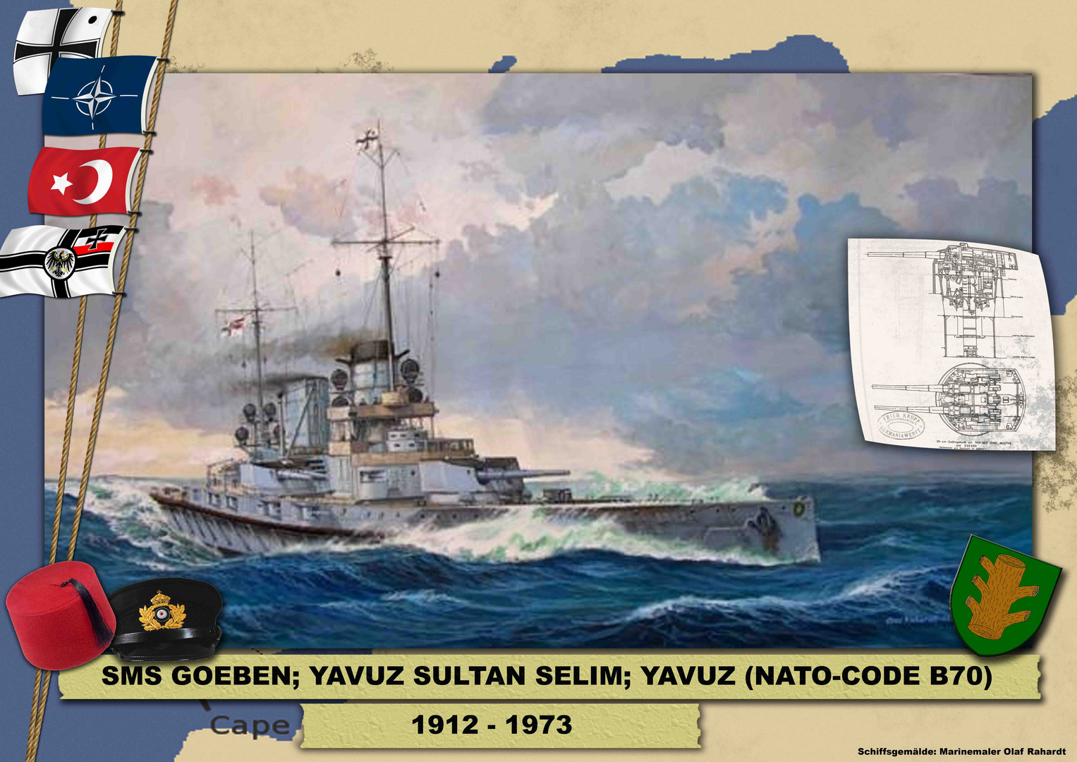 SMS Goeben Foto & Bild | schiffe und seewege, kriegsschiffe, verkehr ...