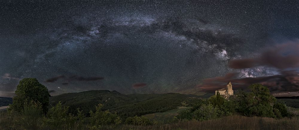 Sommernacht über Montclair sur Gervanne Foto & Bild | france, world ...