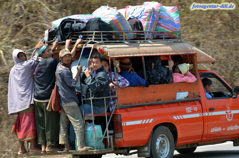Songthaew in Nordwest-Thailand Foto & Bild | asia, thailand, southeast ...