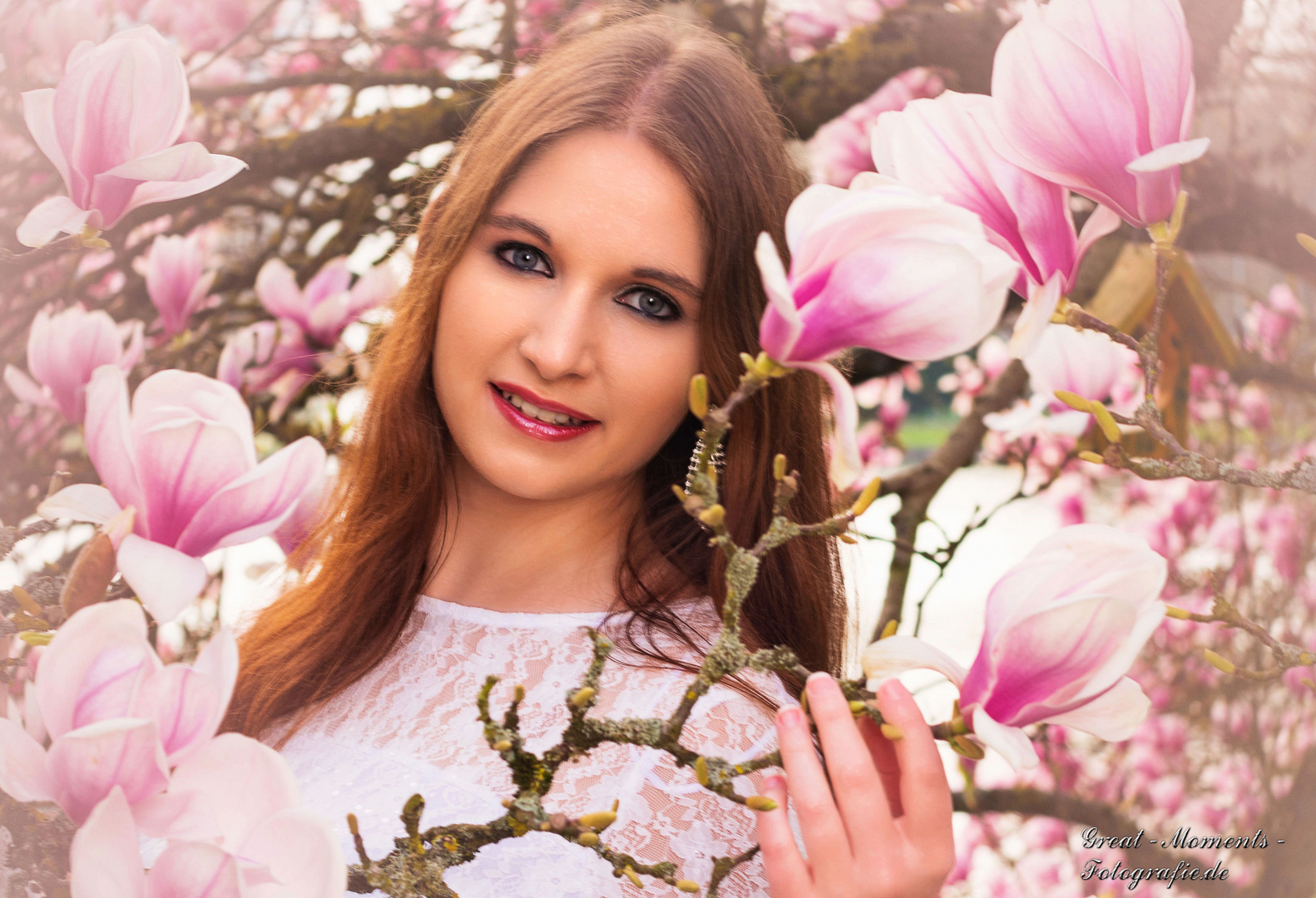 Sonja Magnolien Shooting Rosengarten Zweibrücken Foto & Bild | erwachsene menschen, portraits ...