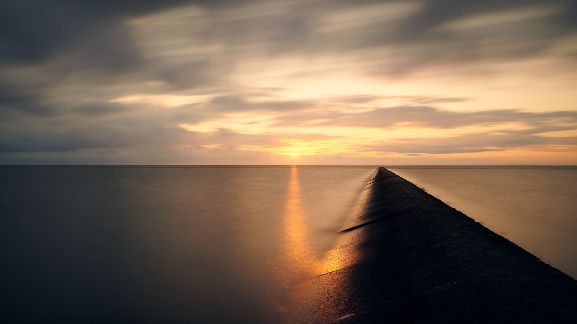 Sonne am Horizont Foto & Bild | landschaft, meer & strand ...