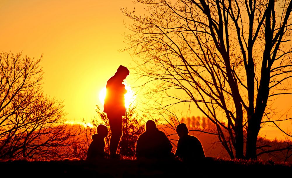 Sonnenanbeter Foto & Bild | menschen, sonnenuntergänge, projekte Bilder auf fotocommunity