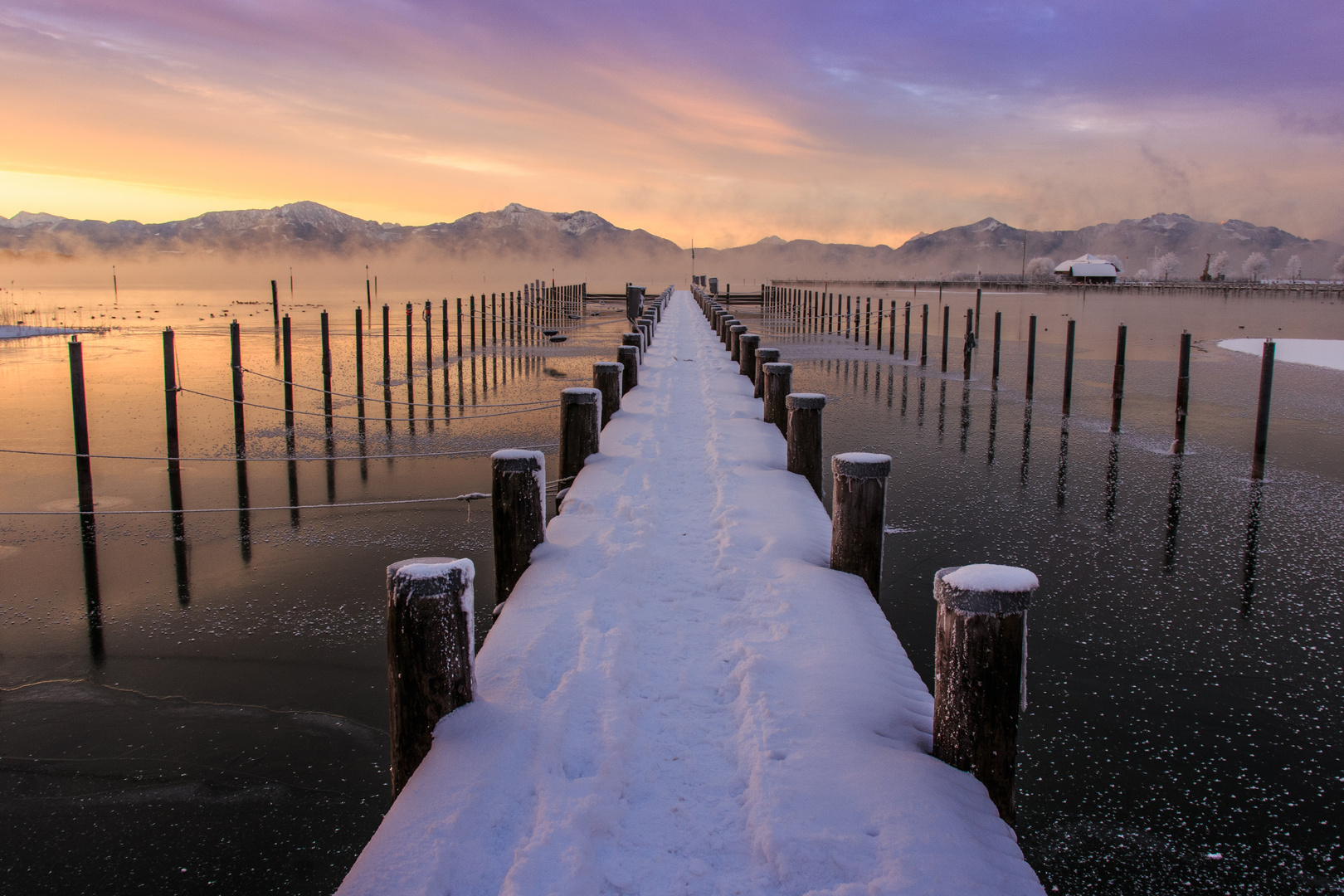 Sonnenaufgang Foto & Bild | sonnenaufgänge, himmel & universum, chiemsee Bilder auf fotocommunity