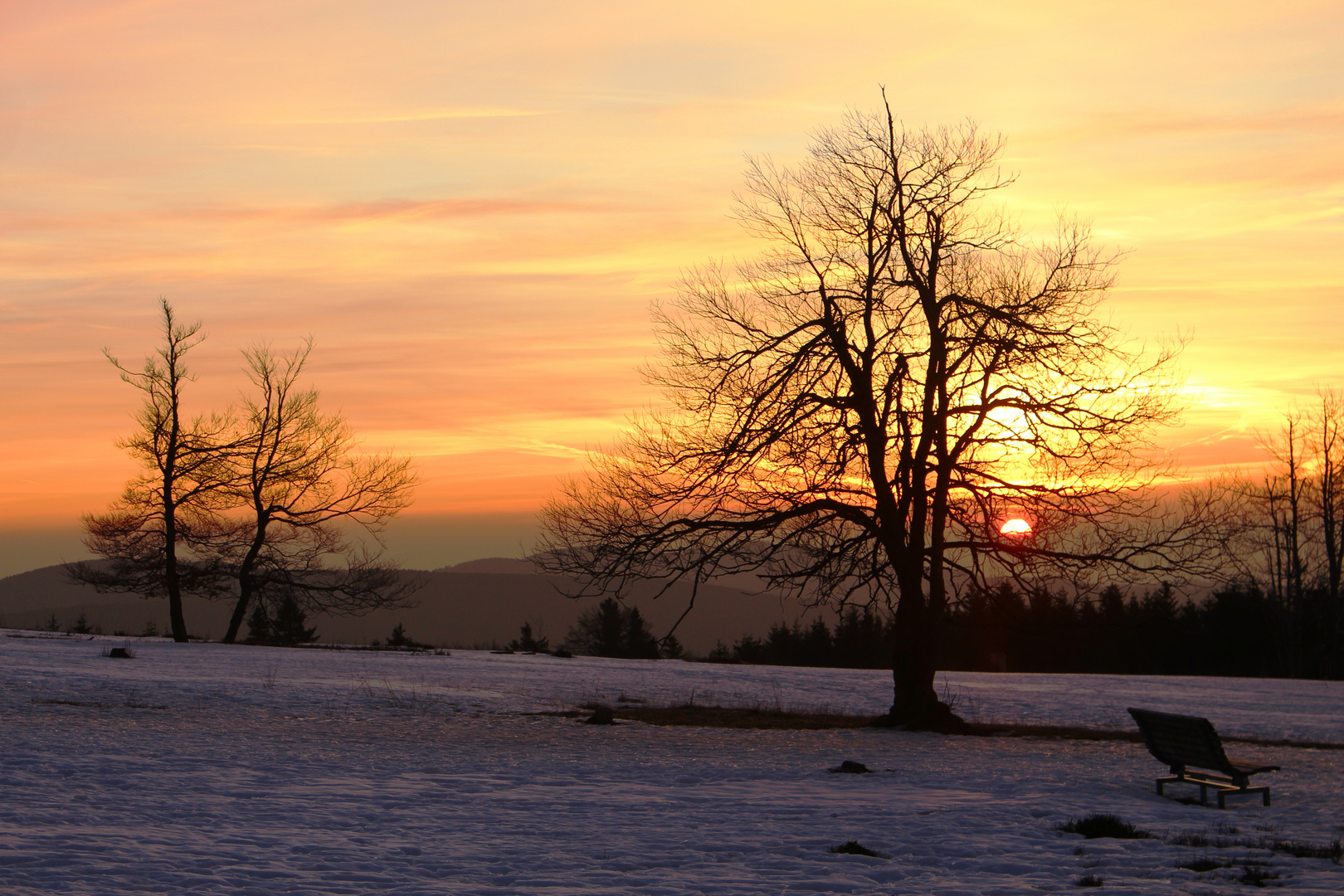 Sonnenaufgang Foto & Bild | landschaft, jahreszeiten, winter Bilder auf fotocommunity