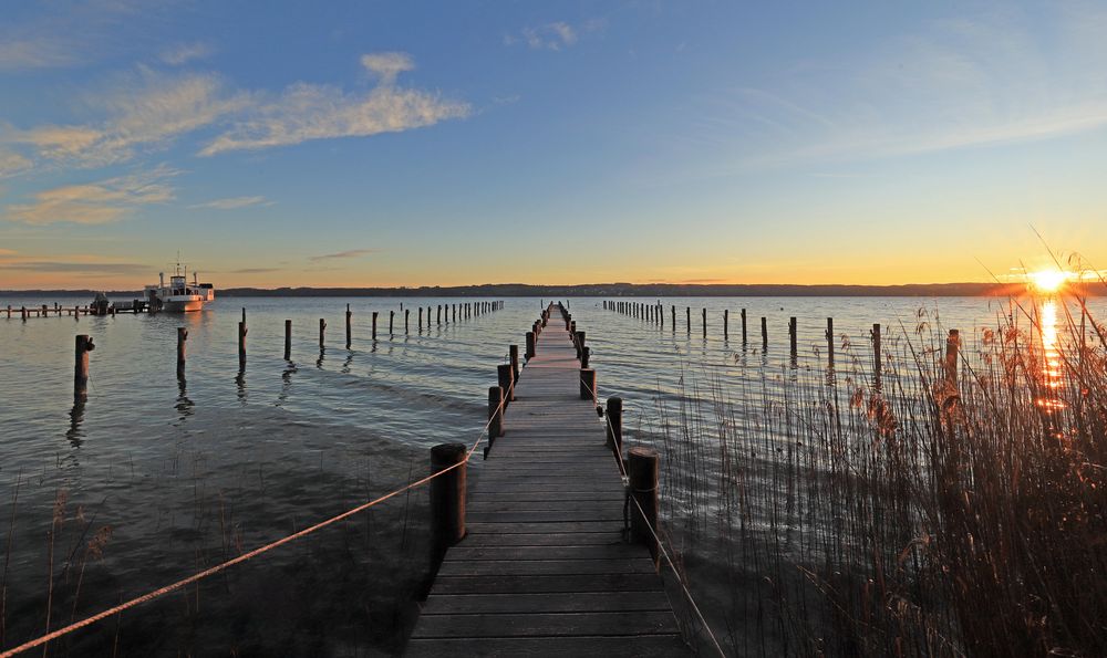 Sonnenaufgang am Ammersee Foto & Bild | deutschland, europe, bayern Bilder auf fotocommunity