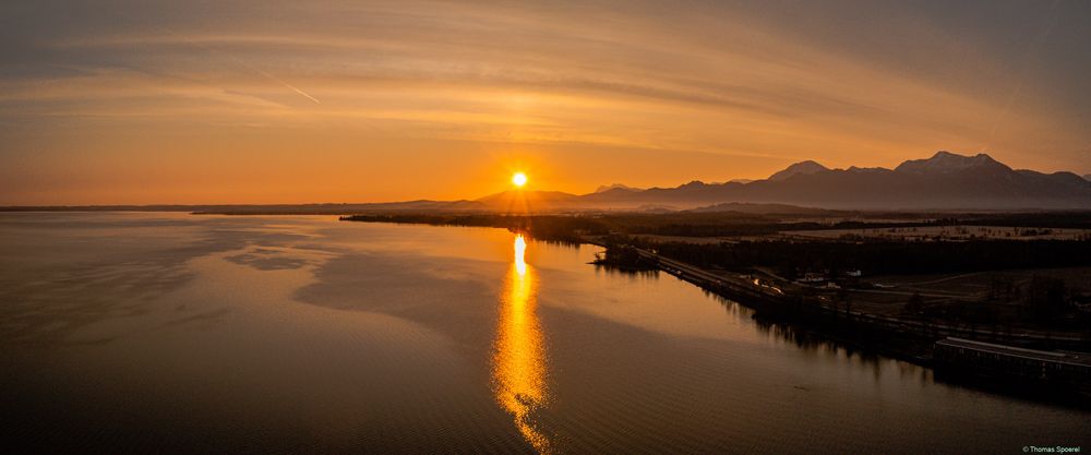 Sonnenaufgang am Chiemsee Foto & Bild | wasser, sonnenaufgang, winter Bilder auf fotocommunity