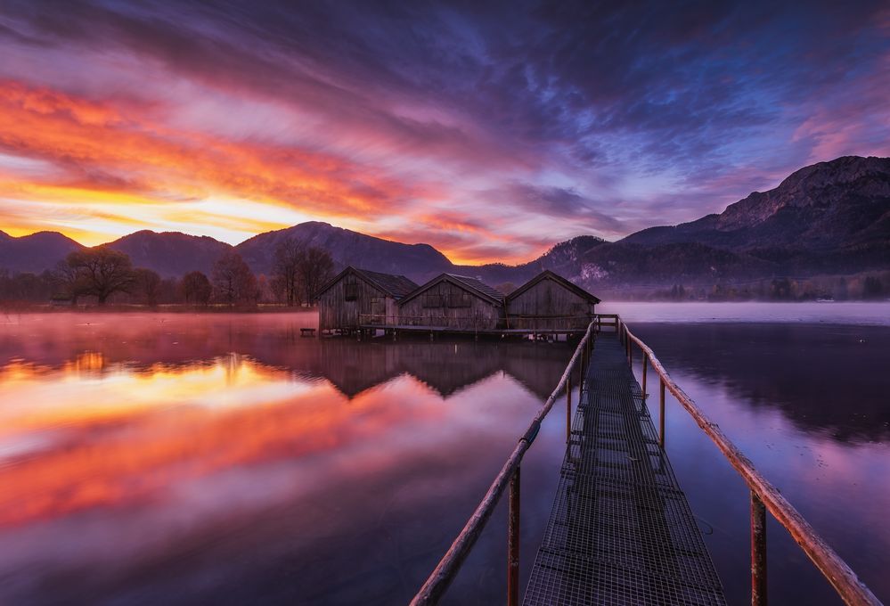 Sonnenaufgang am See Foto & Bild | nikon, world, wasser Bilder auf fotocommunity