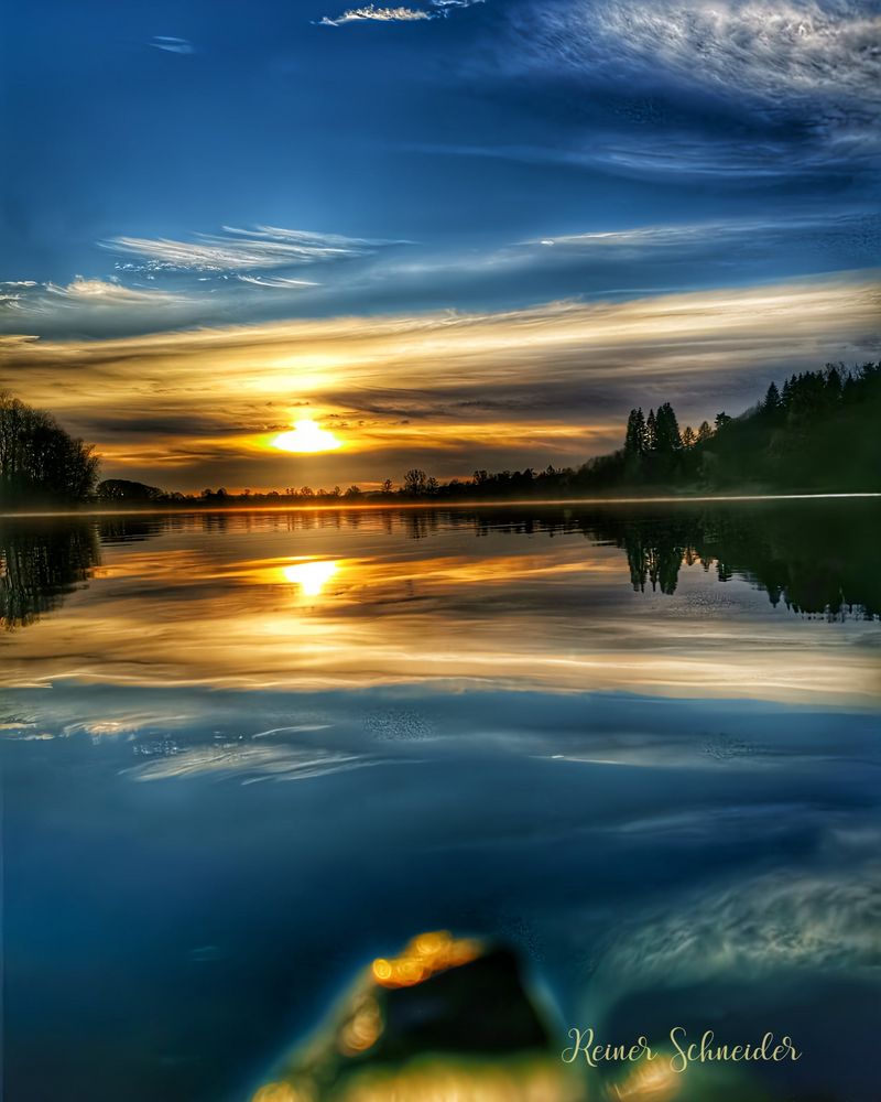 Sonnenaufgang am See Foto & Bild | landschaft, bach, fluss & see, fotos Bilder auf fotocommunity