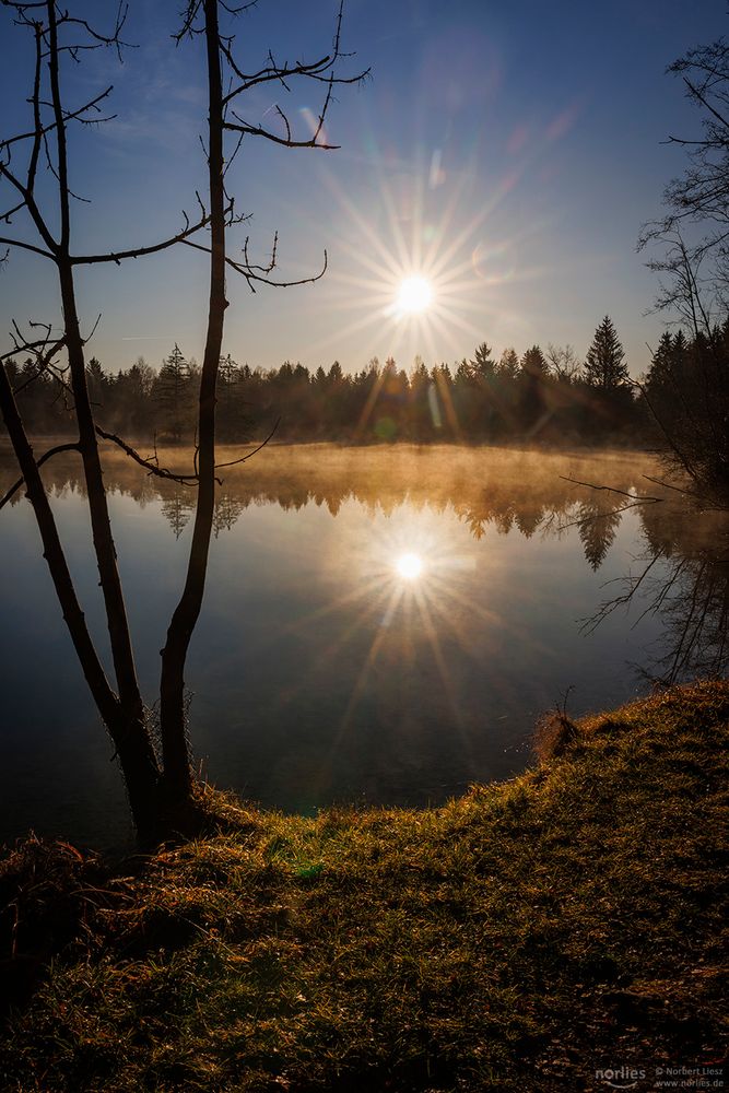 Sonnenaufgang am See Foto & Bild | deutschland, europe, bayern Bilder auf fotocommunity