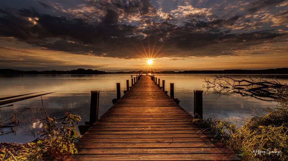 Sonnenaufgang am Wörthsee Foto & Bild | canon, sommer, wasser Bilder auf fotocommunity