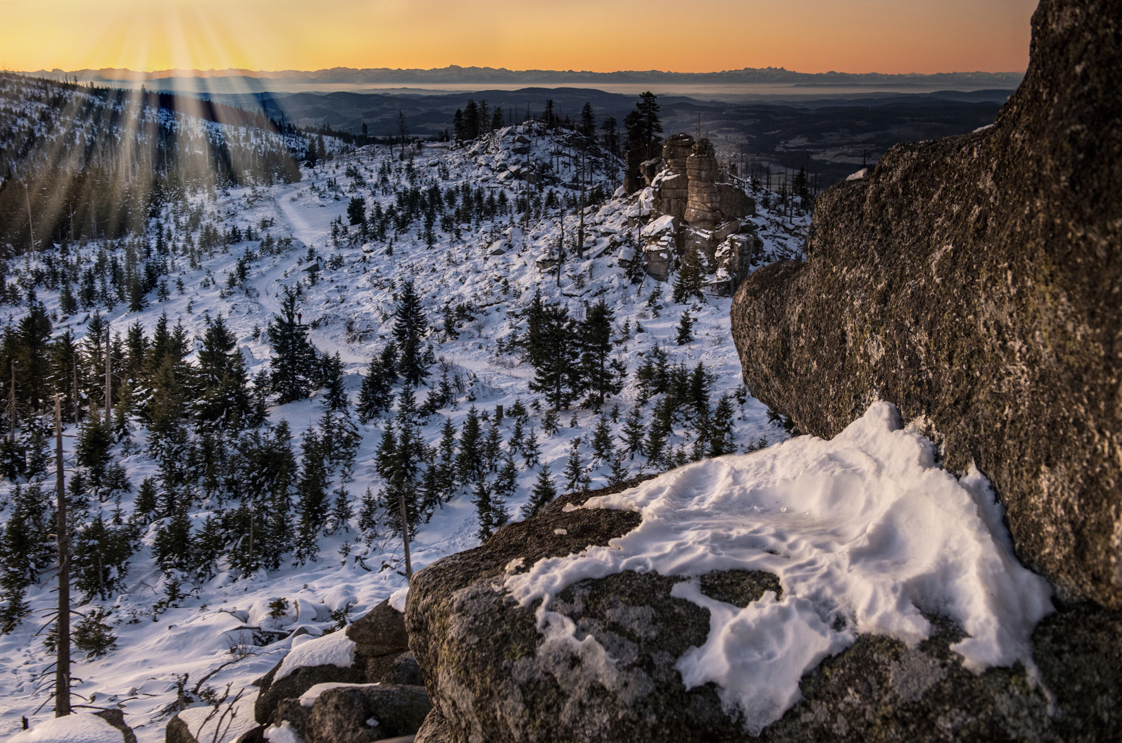 Sonnenaufgang auf dem Dreisessel Foto & Bild | deutschland, europe, bayern Bilder auf fotocommunity
