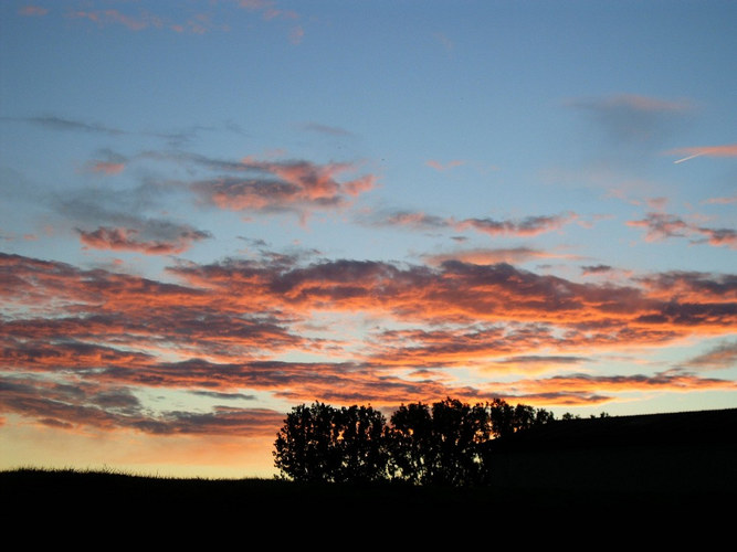 Sonnenaufgang bei Alsfeld Foto & Bild | sonnenaufgänge, himmel & universum, natur Bilder auf ...