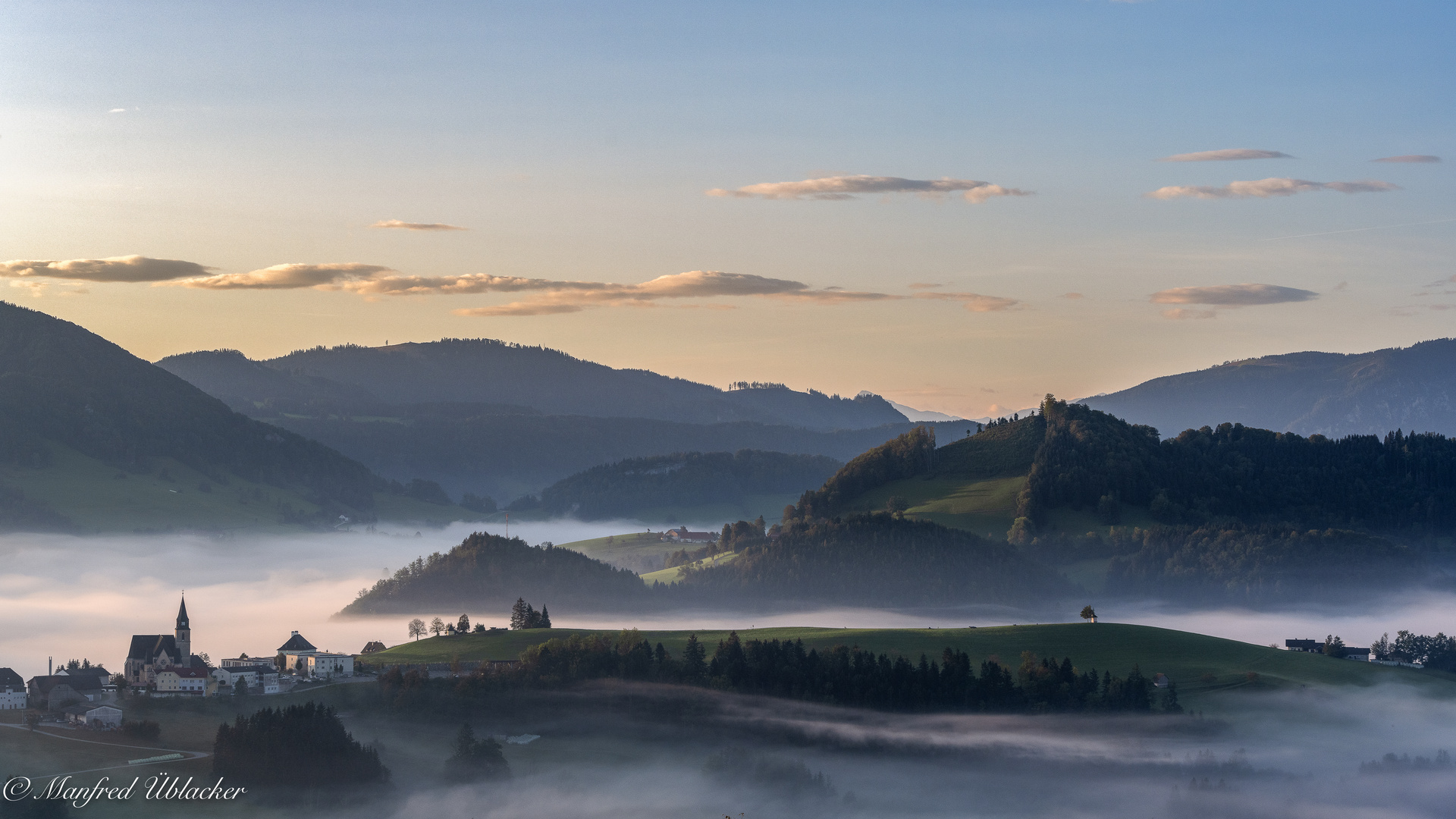 Sonnenaufgang bei Maria Neustift ... Foto & Bild | jahreszeiten, herbst ...