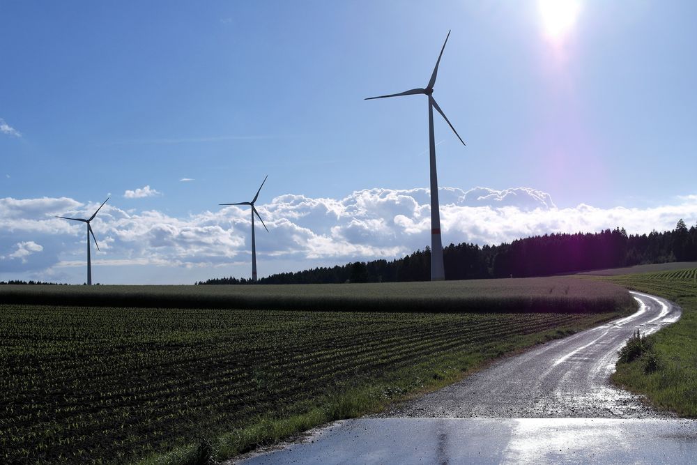 Sonnenflamme auf regennasse Fluren Foto & Bild | landschaften, sommer ...