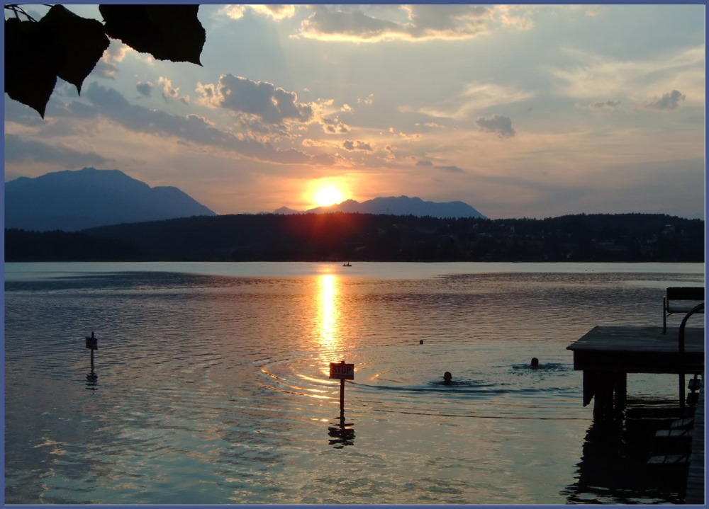 Sonnenuntergang am Faaker See Foto & Bild | archiv projekte ...