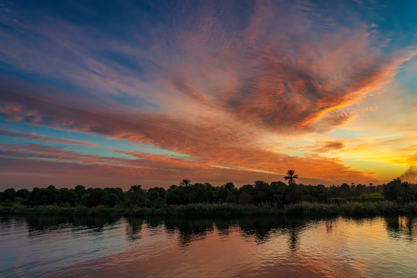 Sonnenuntergang am Nil Foto & Bild | africa, egypt, north africa Bilder ...