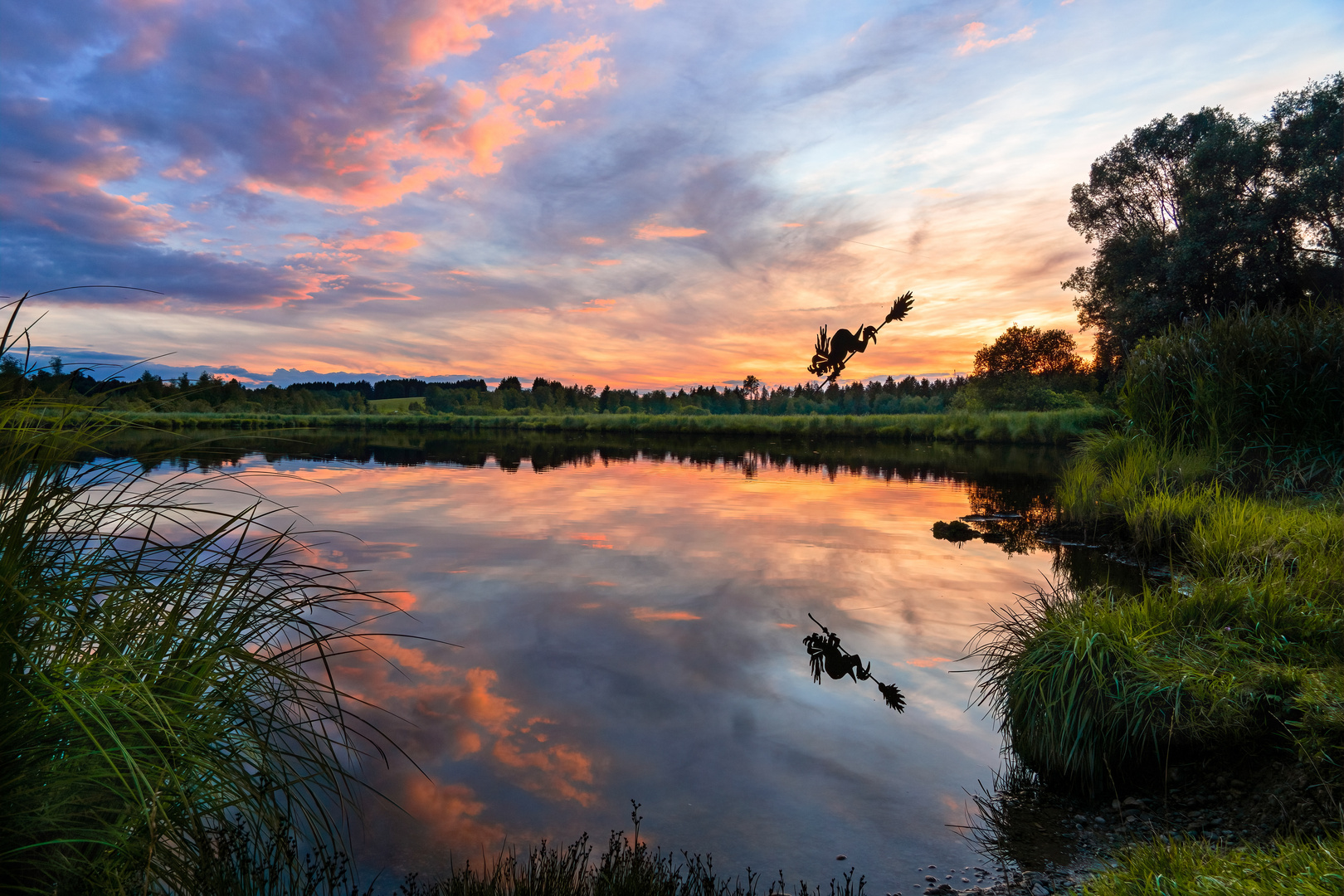Sonnenuntergang am See Foto & Bild | landschaft, bach, fluss & see, see, teich & tümpel Bilder ...