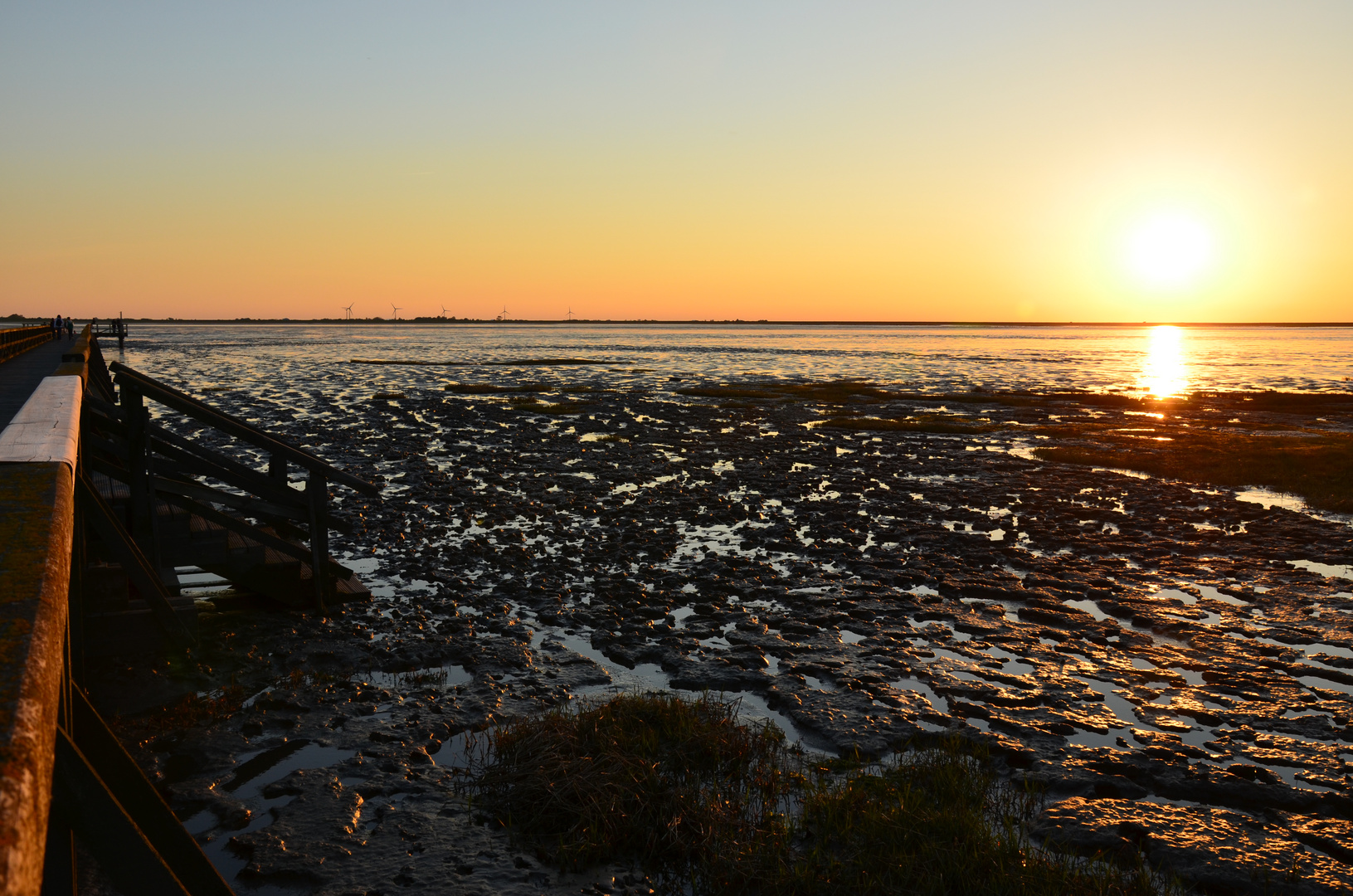 Sonnenuntergang am Wattenmeer Foto & Bild | landschaft, meer & strand, watt Bilder auf fotocommunity