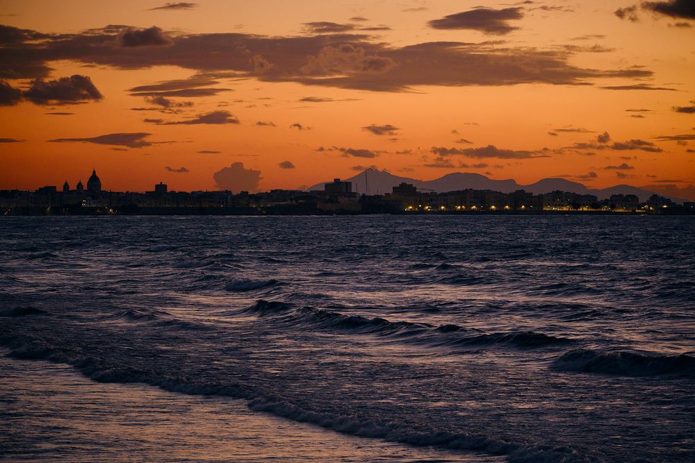 Sonnenuntergang an Sizilliens Westküste Foto & Bild | europe, italy, vatican city, s marino ...