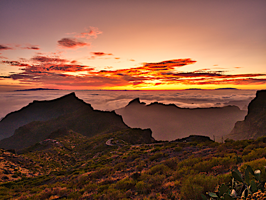 Sonnenuntergang auf Teneriffa Foto & Bild | europe, canary islands die ...