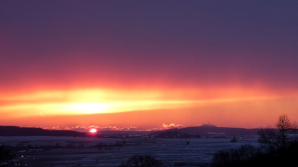 Sonnenuntergang heute - Stufe 1 Foto & Bild | sonnenuntergänge, himmel ...