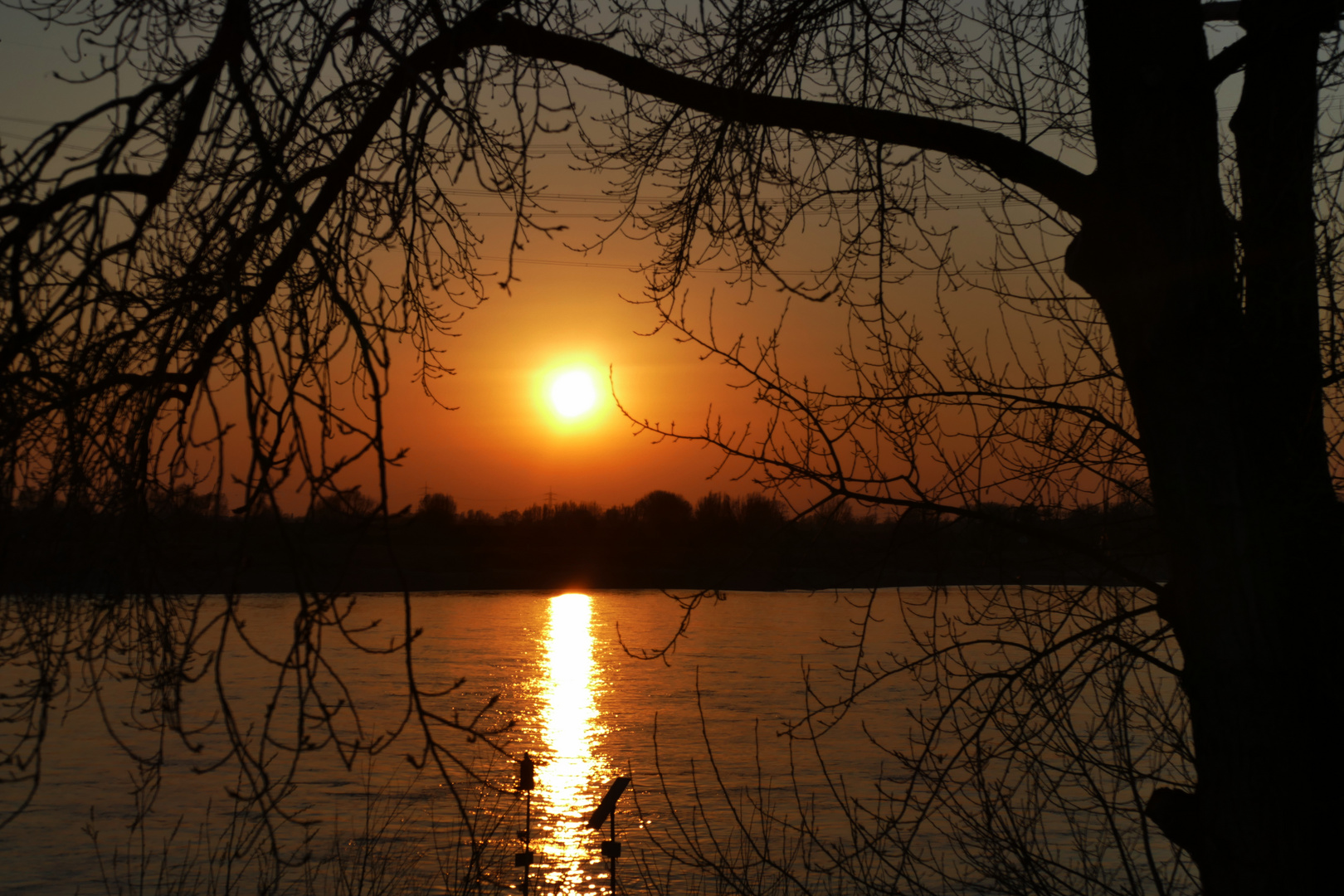 Sonnenuntergang in Baumberg am Rhein Foto & Bild | natur, landschaft ...