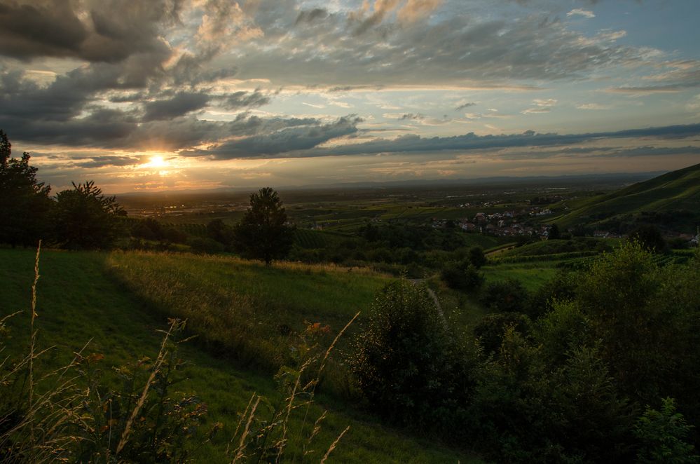 Sonnenuntergang in der Ortenau Foto & Bild | natur Bilder auf fotocommunity