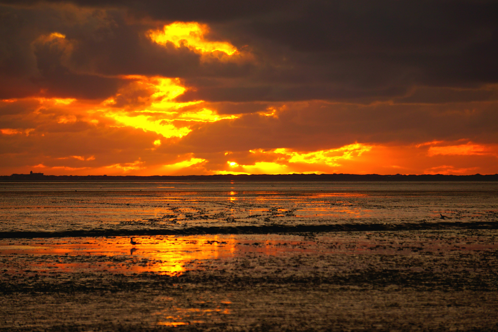 Sonnenuntergang Norddeich Foto & Bild | sunset, sonnenuntergang, wasser Bilder auf fotocommunity