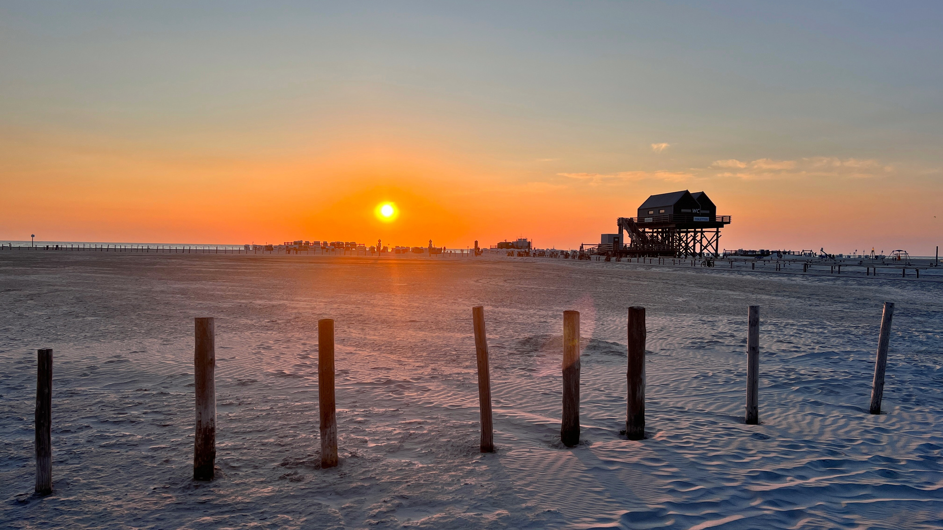 Sonnenuntergang Sankt-Peter-Ording Foto & Bild | natur , see ...