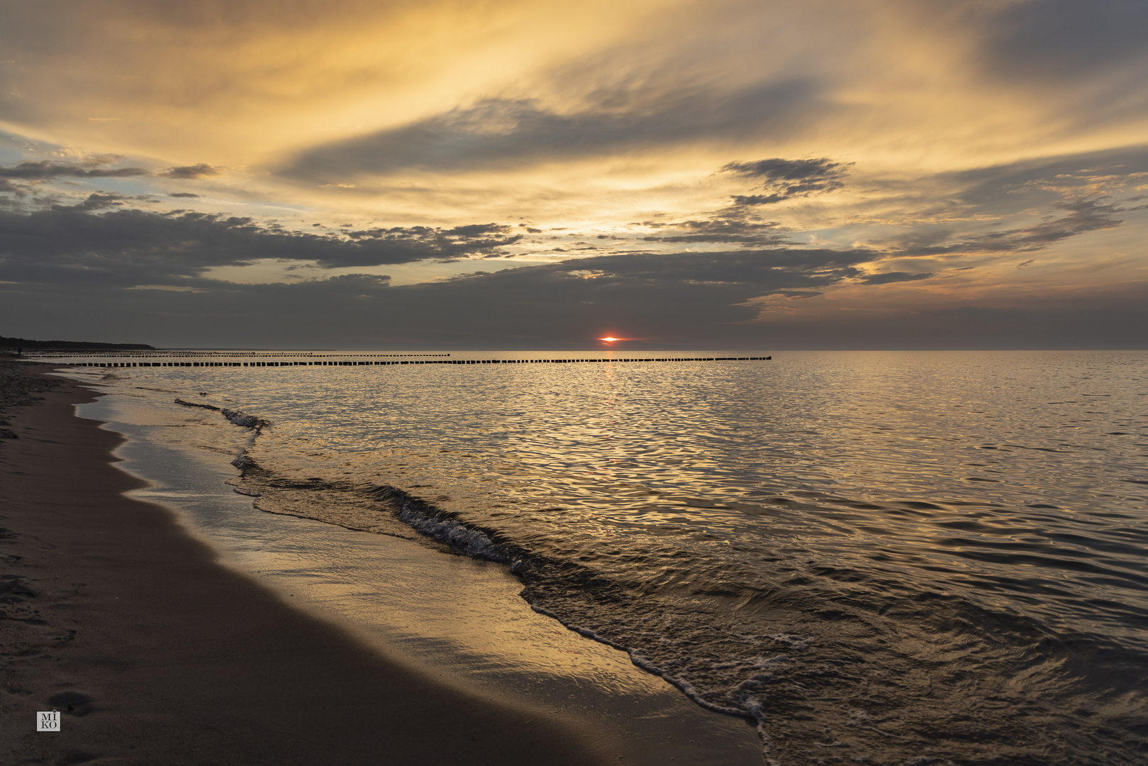 Sonnenuntergang - Strand von Zingst Foto & Bild | landschaft ...