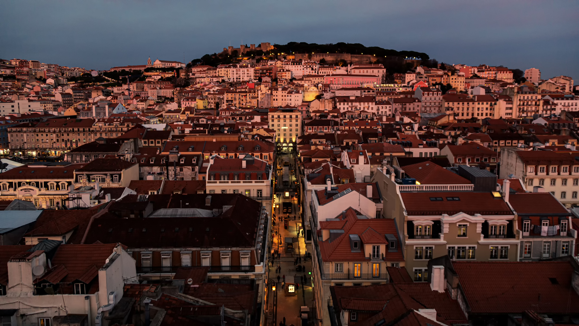 Sonnenuntergang über Lissabon Foto & Bild | europe, portugal, lisboa e vale do tejo-lissabon ...