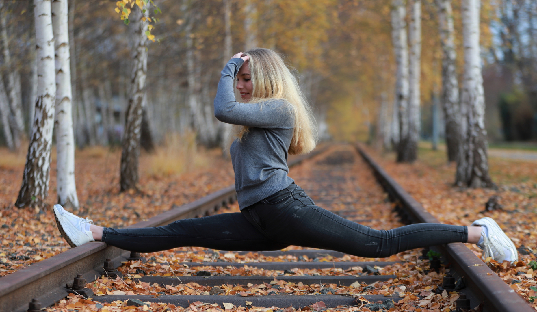 Spagat Foto & Bild | erwachsene menschen, menschen, portrait Bilder auf ...