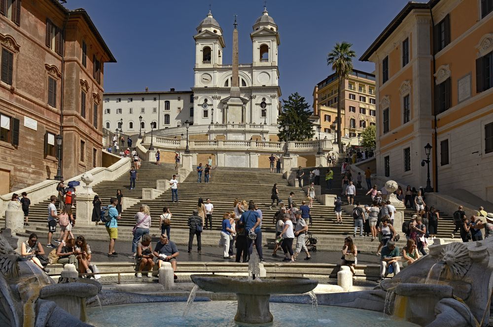 Spanische Treppe Rom Foto & Bild | fassaden, historisches, treppen ...