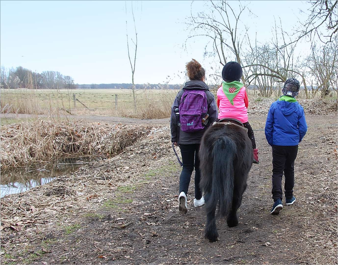 Spaziergang zu viert - Foto & Bild | kinder, kinder ab 2, mädchen ...