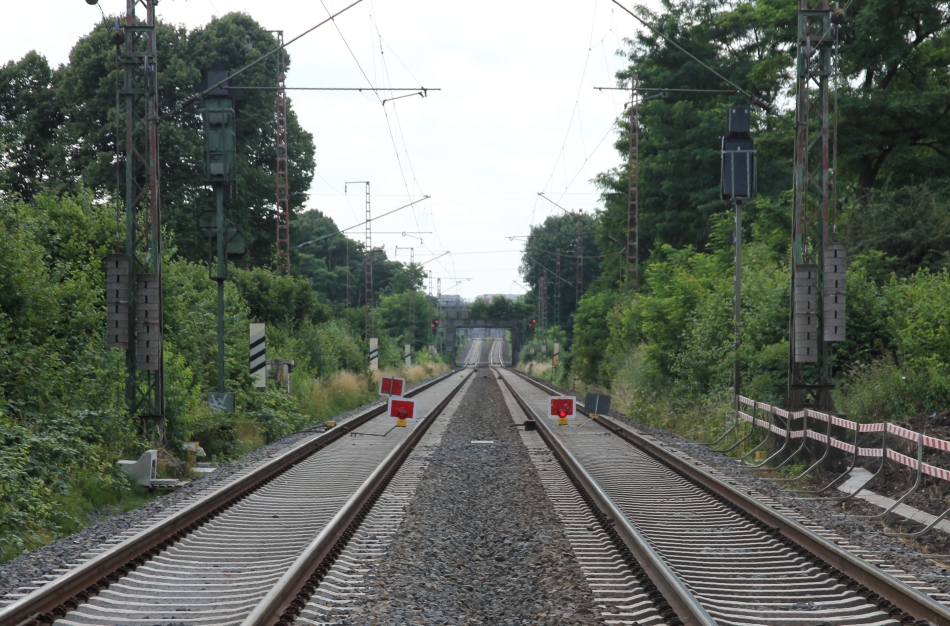 Sperrung Foto & Bild | gleise, eisenbahn, verkehr & fahrzeuge Bilder ...