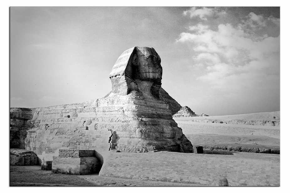 Sphinx von Gizeh Foto & Bild | infrarot, techniken, s w infrarot Bilder ...