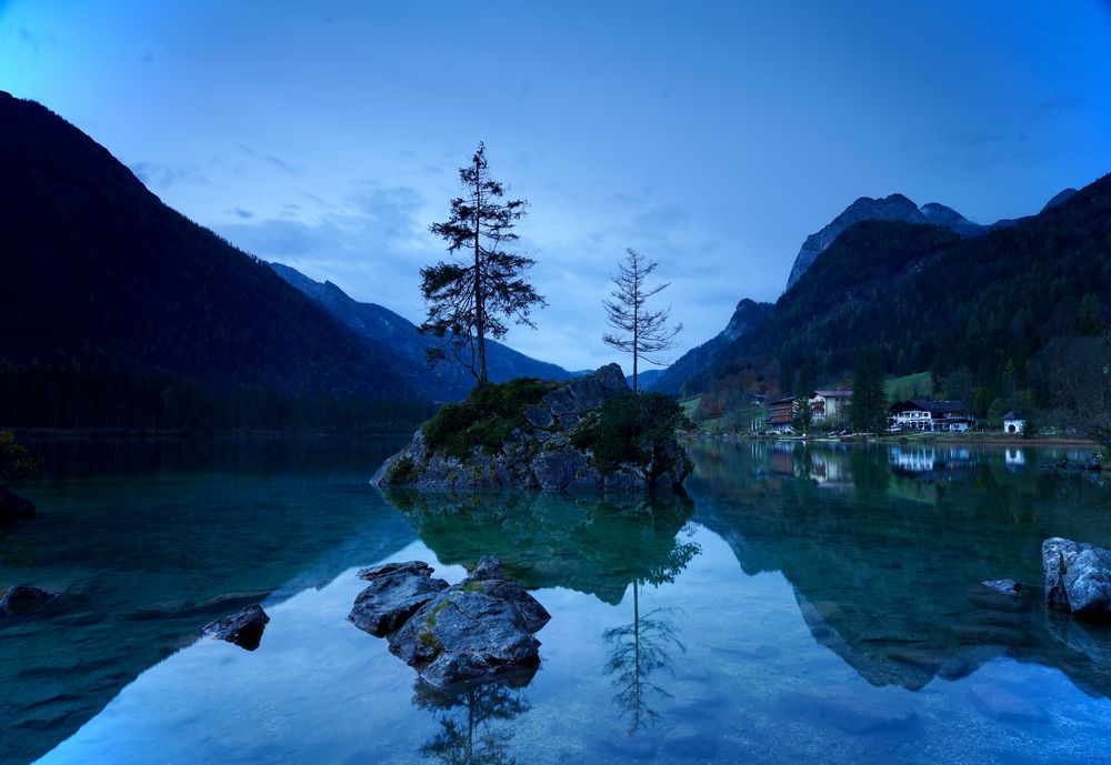 Spiegelung Hintersee Foto & Bild | landschaft, bach, fluss & see, wasser Bilder auf fotocommunity