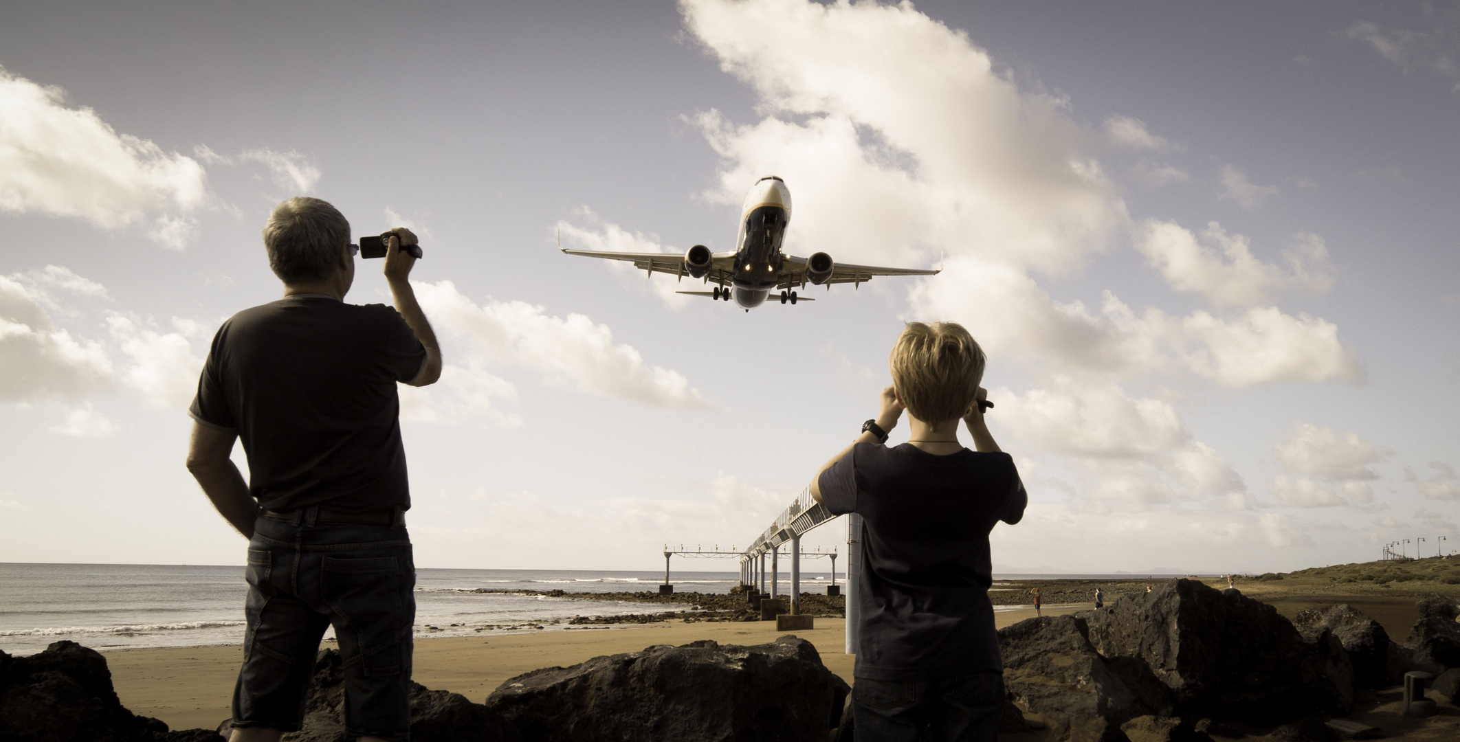 Spotter Foto & Bild | lanzarote, motive, final approach Bilder auf ...