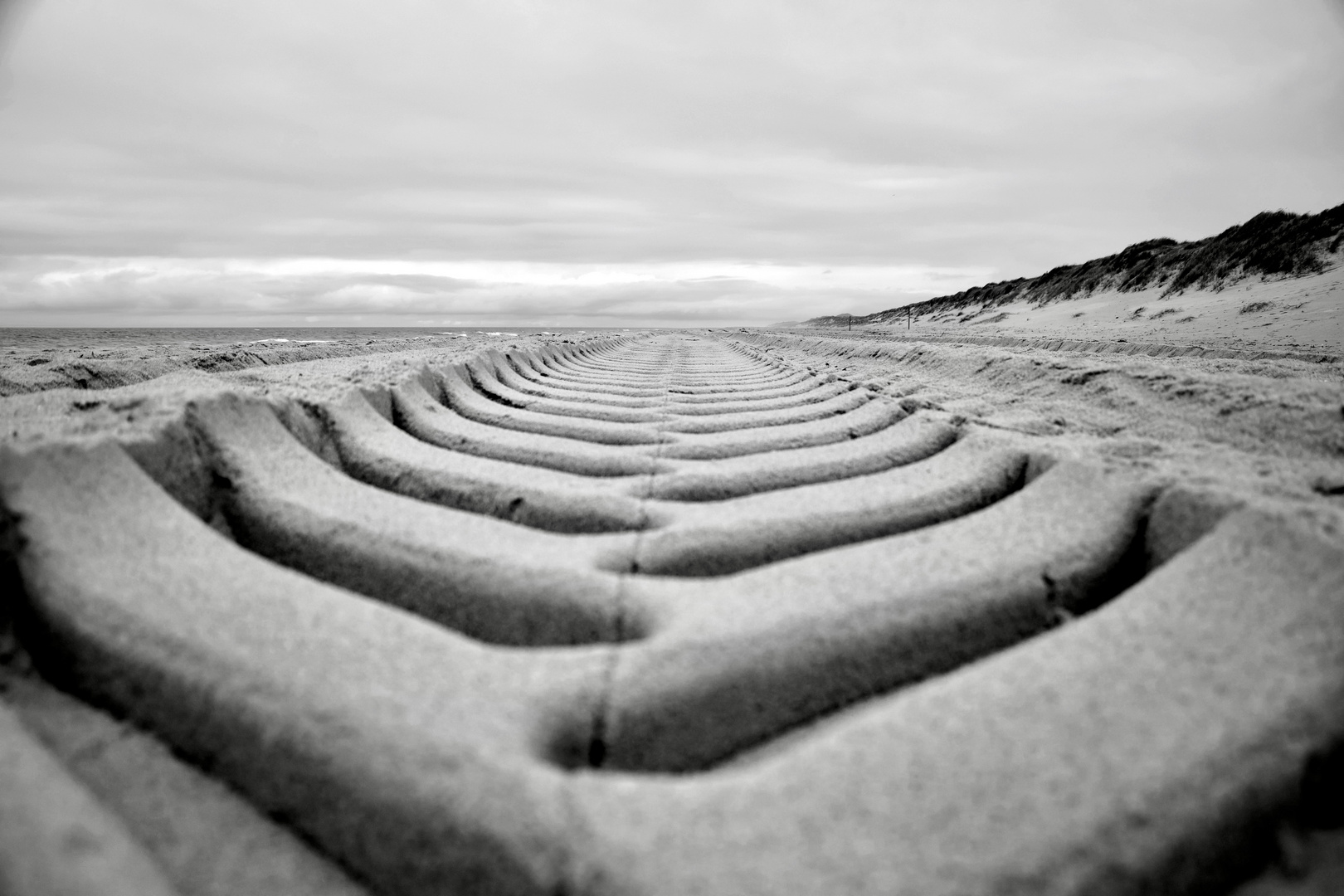 Spuren im Sand Foto & Bild | landschaft, bach, fluss & see, natur Bilder auf fotocommunity