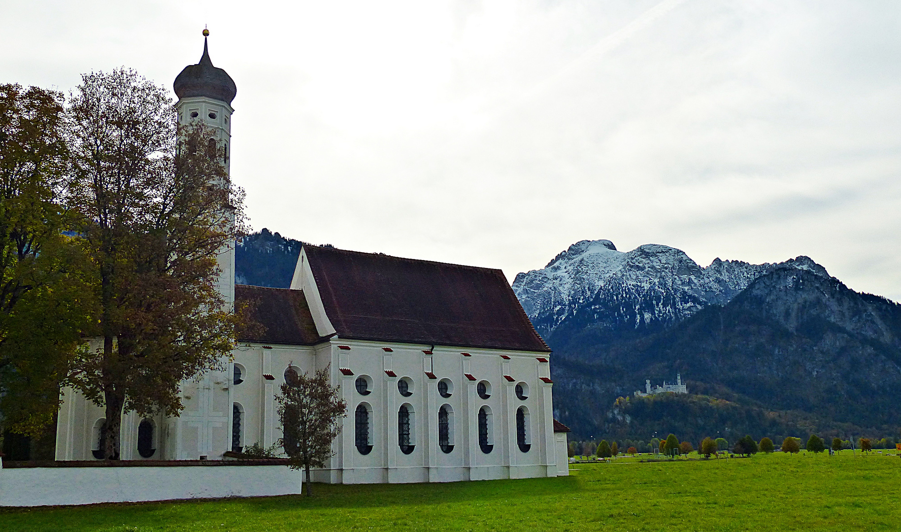 St. Coloman und das Königsschloss Foto & Bild | architektur ...